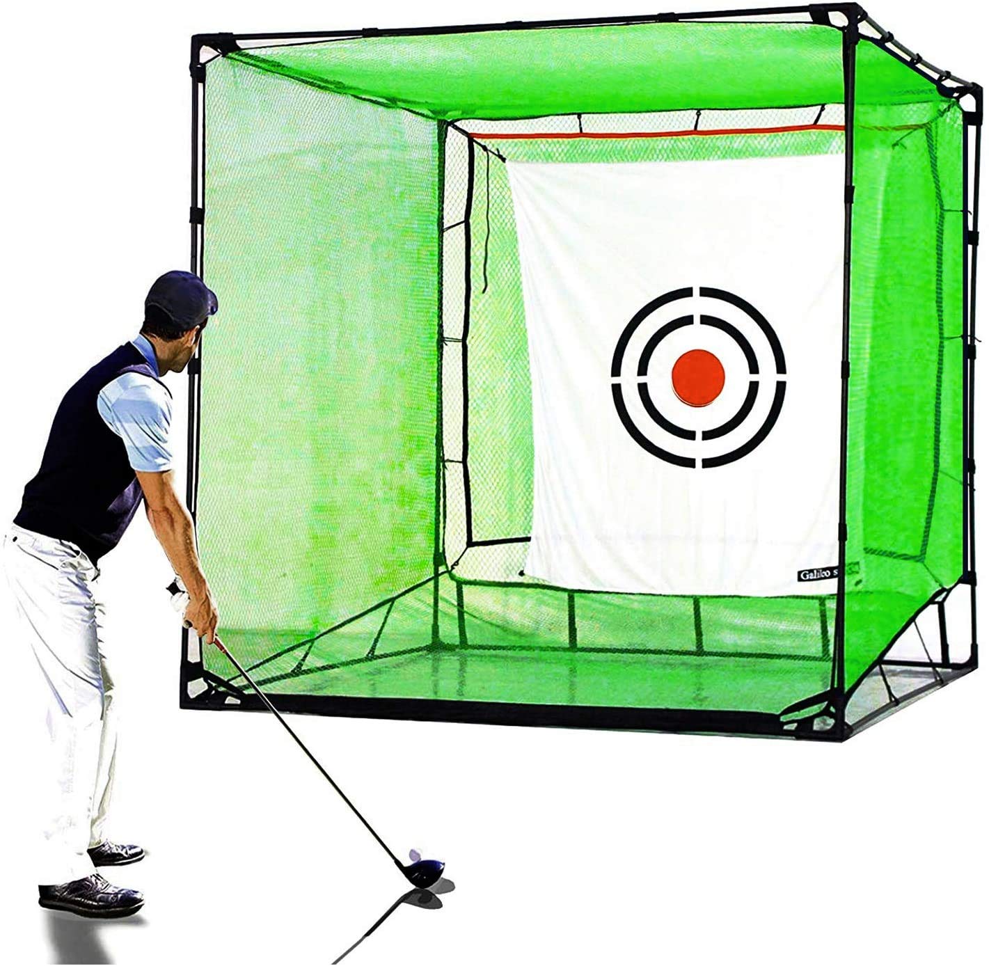 Golf Cage Net 7x7x7FT and Golf Replacement Target 5x6FT Bundle| Heavy ...