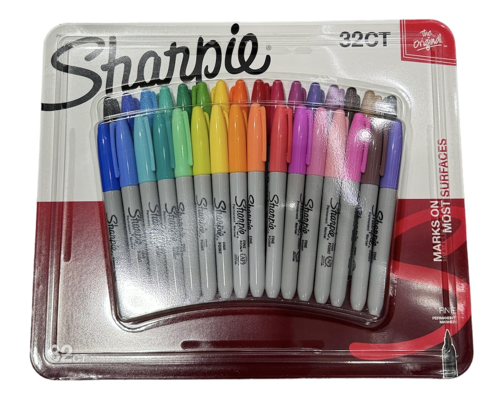 Snapklik.com : SHARPIE Permanent Markers Fine Point 32 Count