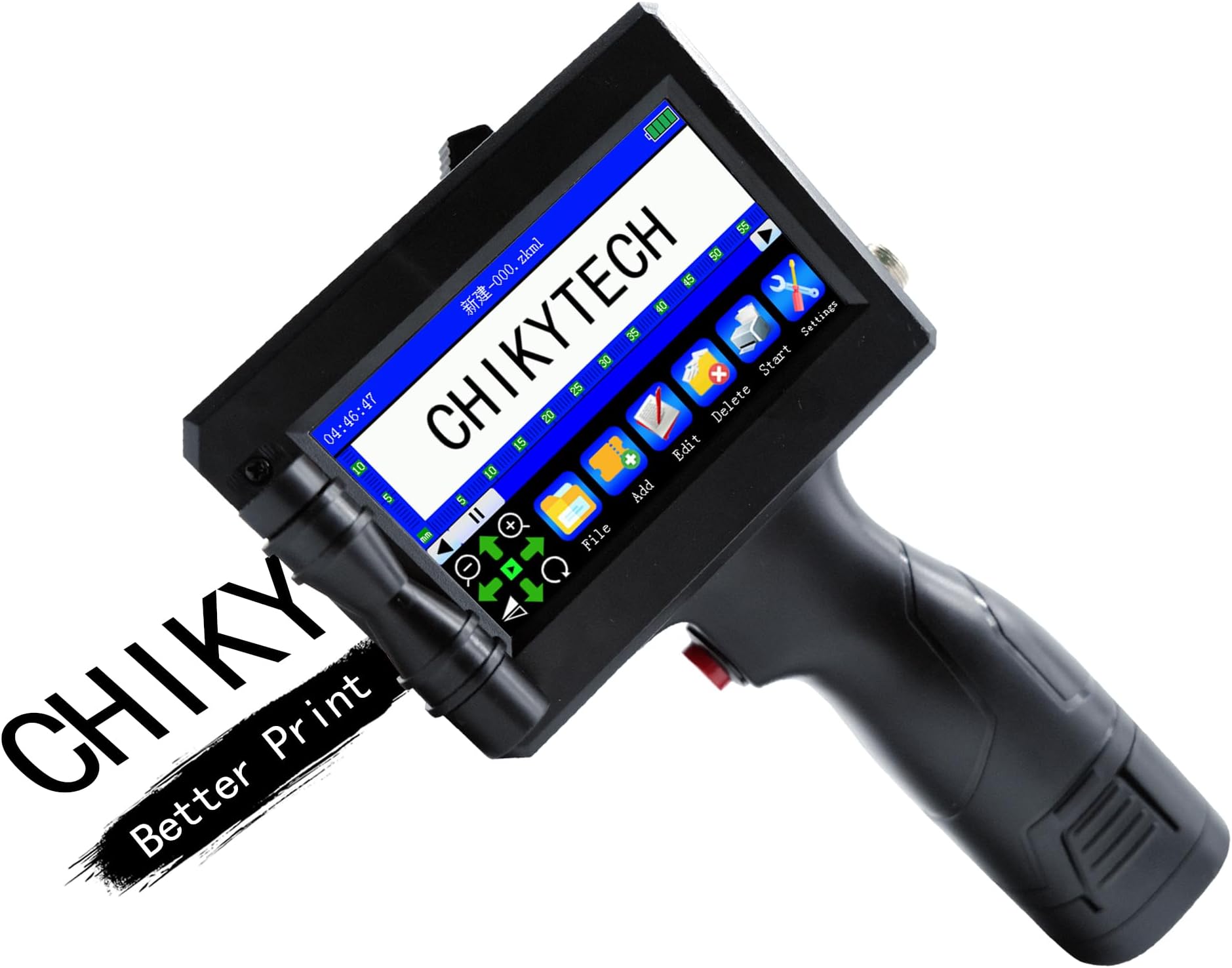 Amazon.com: CHIKYTECH Handheld Inkjet Printer,Upgraded Portable Smart ...