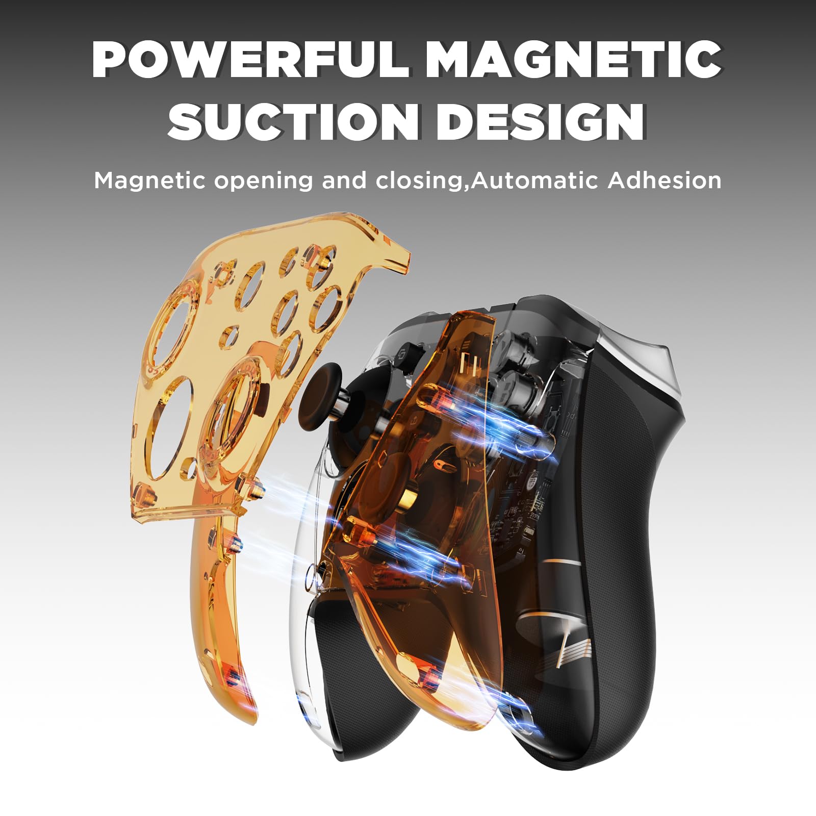 Snapklik.com : Magnetic Clear Faceplates For GameSir G7 Pro, Swappable ...