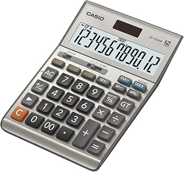 Casio Calculator df-120bm Grey : Amazon.co.uk: Stationery & Office Supplies