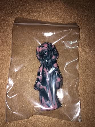 Amazon.co.jp: Sofubi no Koubou Shikaruna Studio Sofvi Figure Unused Marble Black x Pink : Toys ...