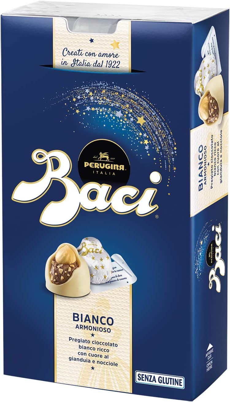 Perugina - Baci Perugina with White Chocolate and Hazelnuts Gianduia ...