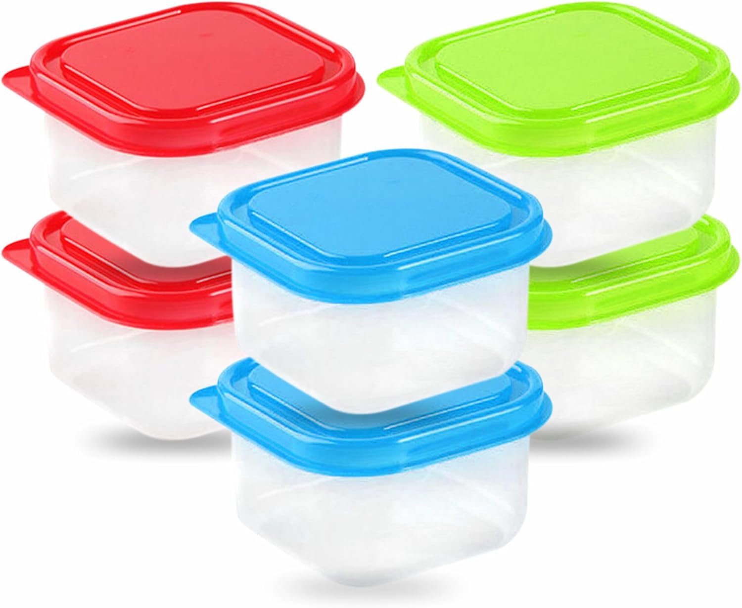 Mini Food Containers Storage Boxes With Lids For Leftover Snack ...
