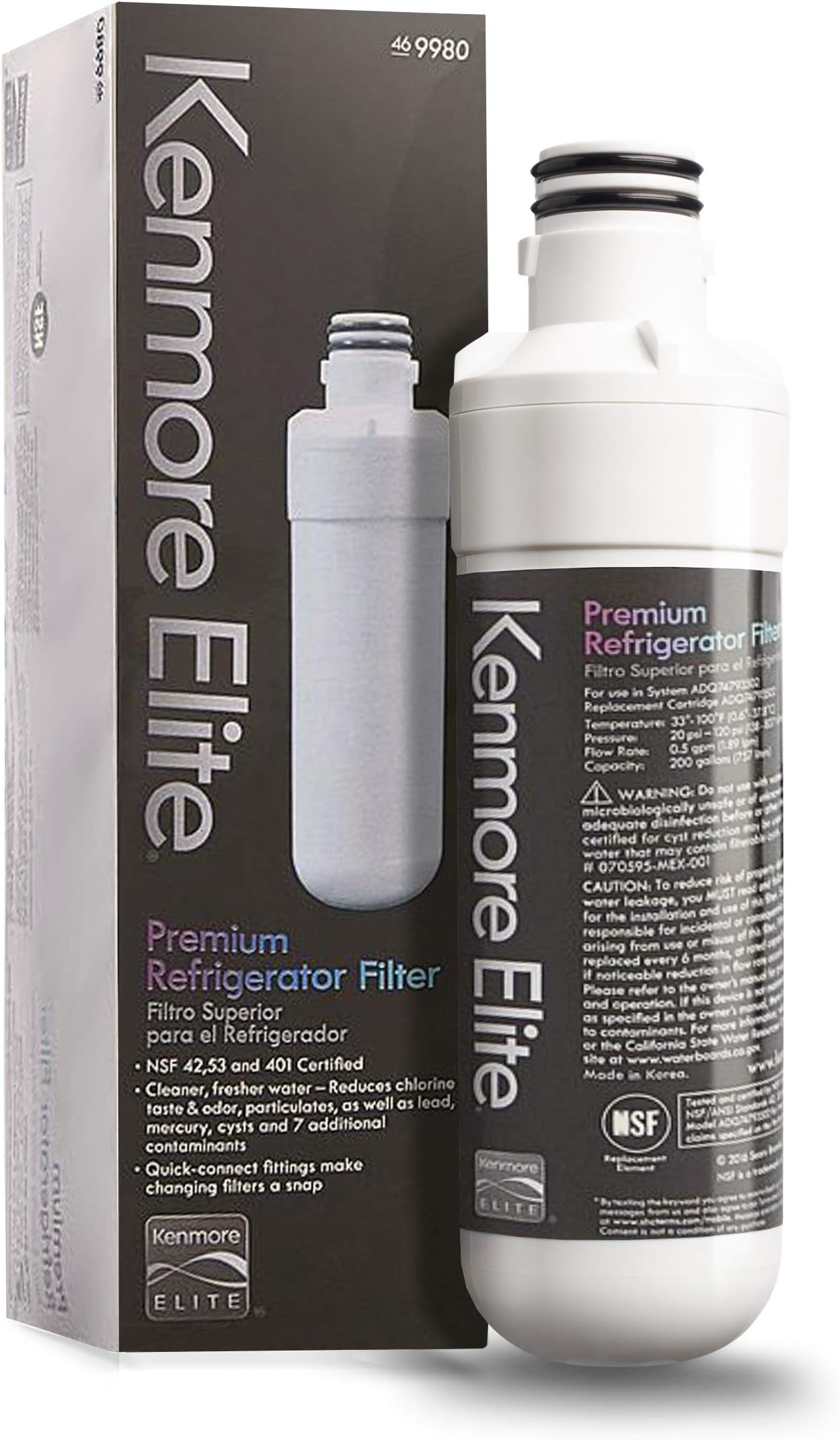 Amazon.com: Kenmore Elite 9490 Original OEM Refrigerator Water Filter ...
