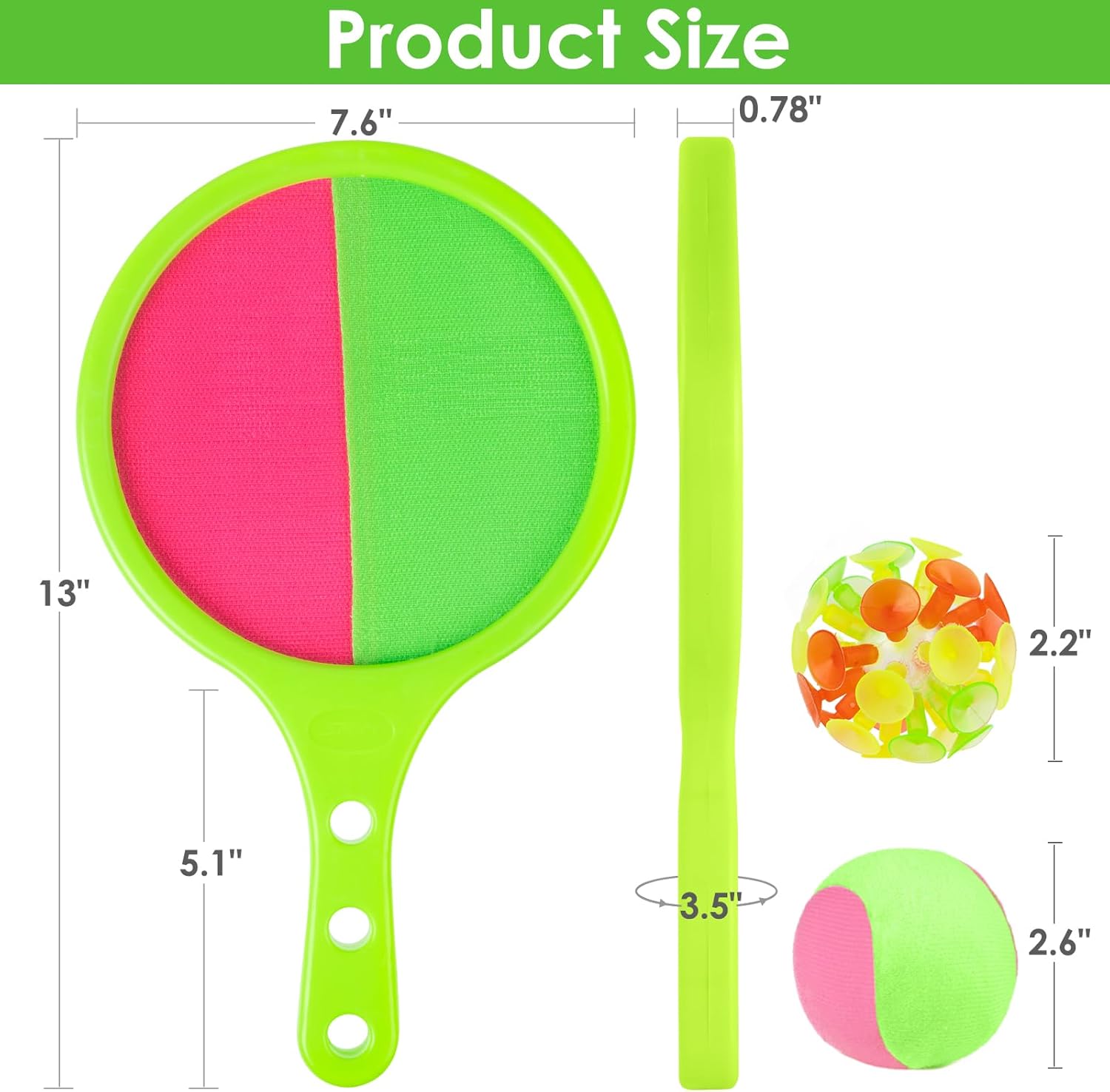 Toss and Catch Game Kids: Toss and Catch Ball Set - Beach Games for ...