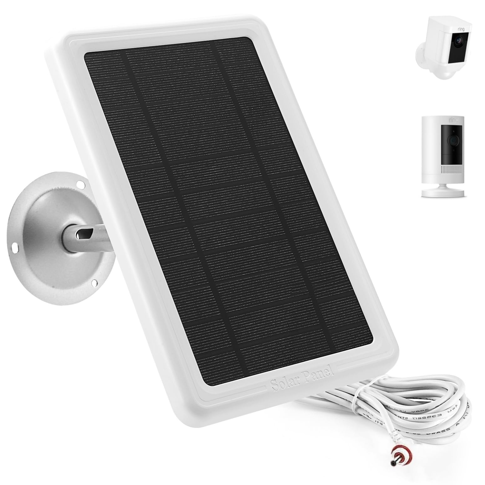 Amazon.com: Solar Panel Charger for Ring Camera, Compatible with Ring ...