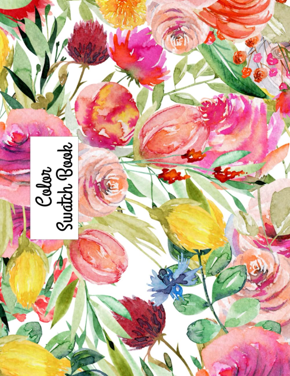 Buy Color Swatch Book: 50 Single-Sided Color Charts Featuring 120 ...