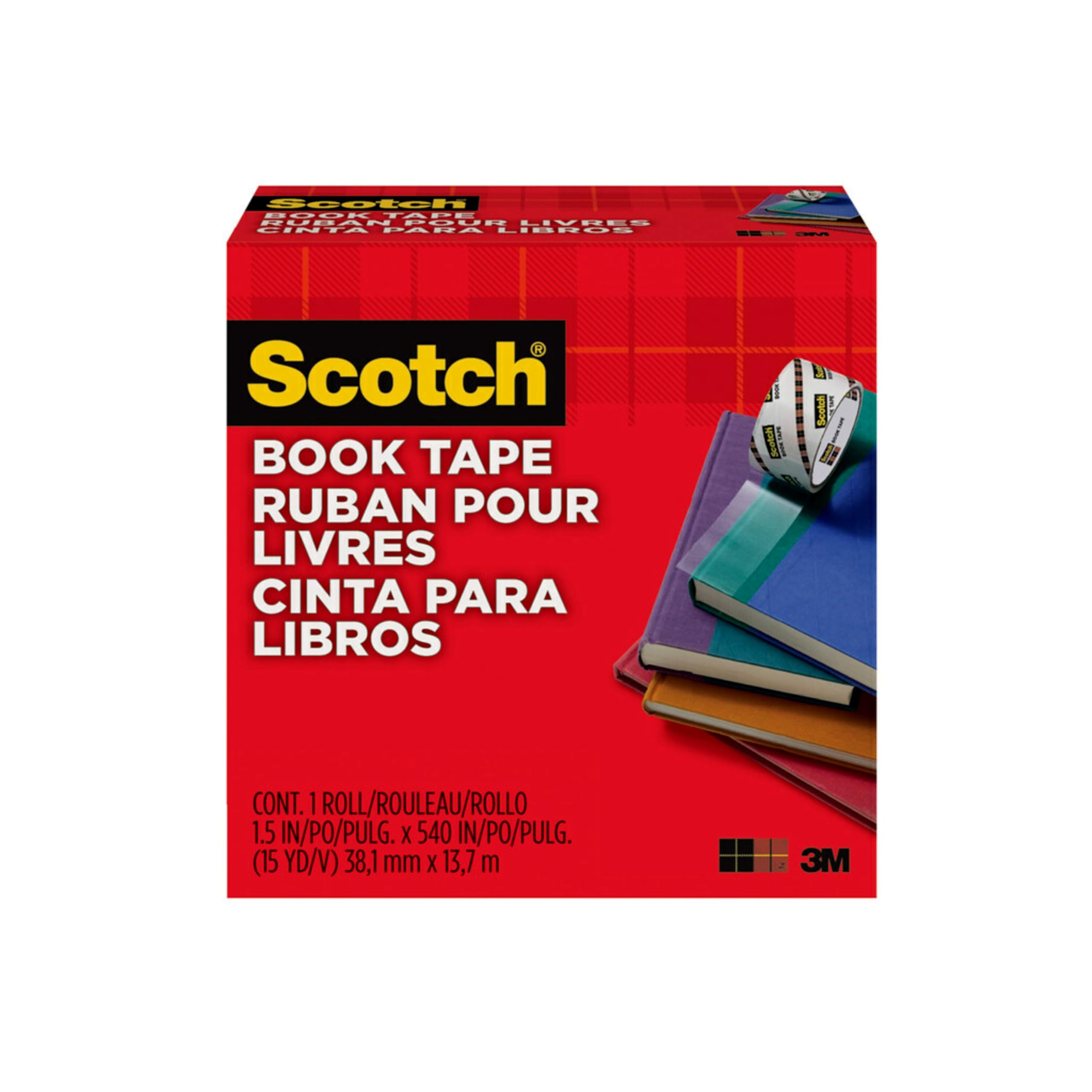 Scotch® Book Repair Restoration Protective Tape - 38.1mmx13.7m : Amazon ...