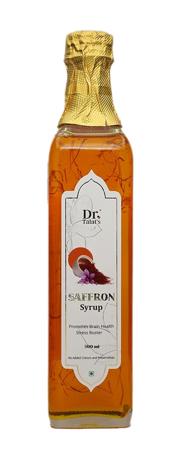 DR. TALAT'S 100% Pure Kashmiri Saffron Syrup For Promotes Brain Health ...