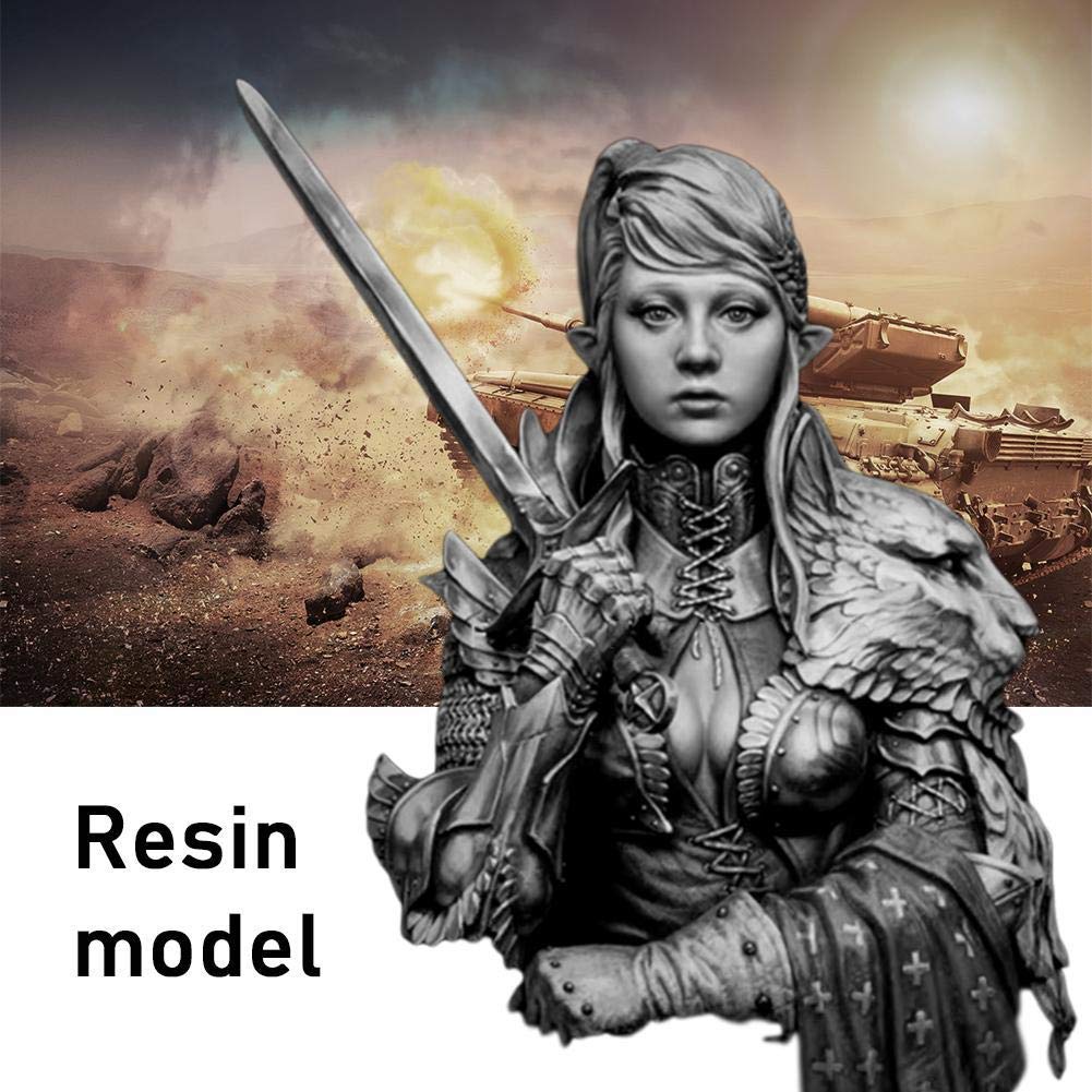 TOMMY LAMBERT Resin Soldier Model 1/10 Female Knights Templar Resin ...