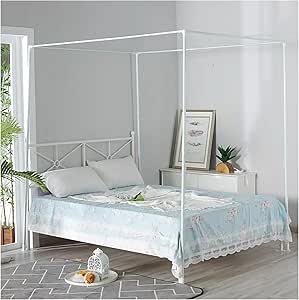 EgomEd Canopy Frame Only Four Post Canopy Bed Frame Bed Canopies Frame ...