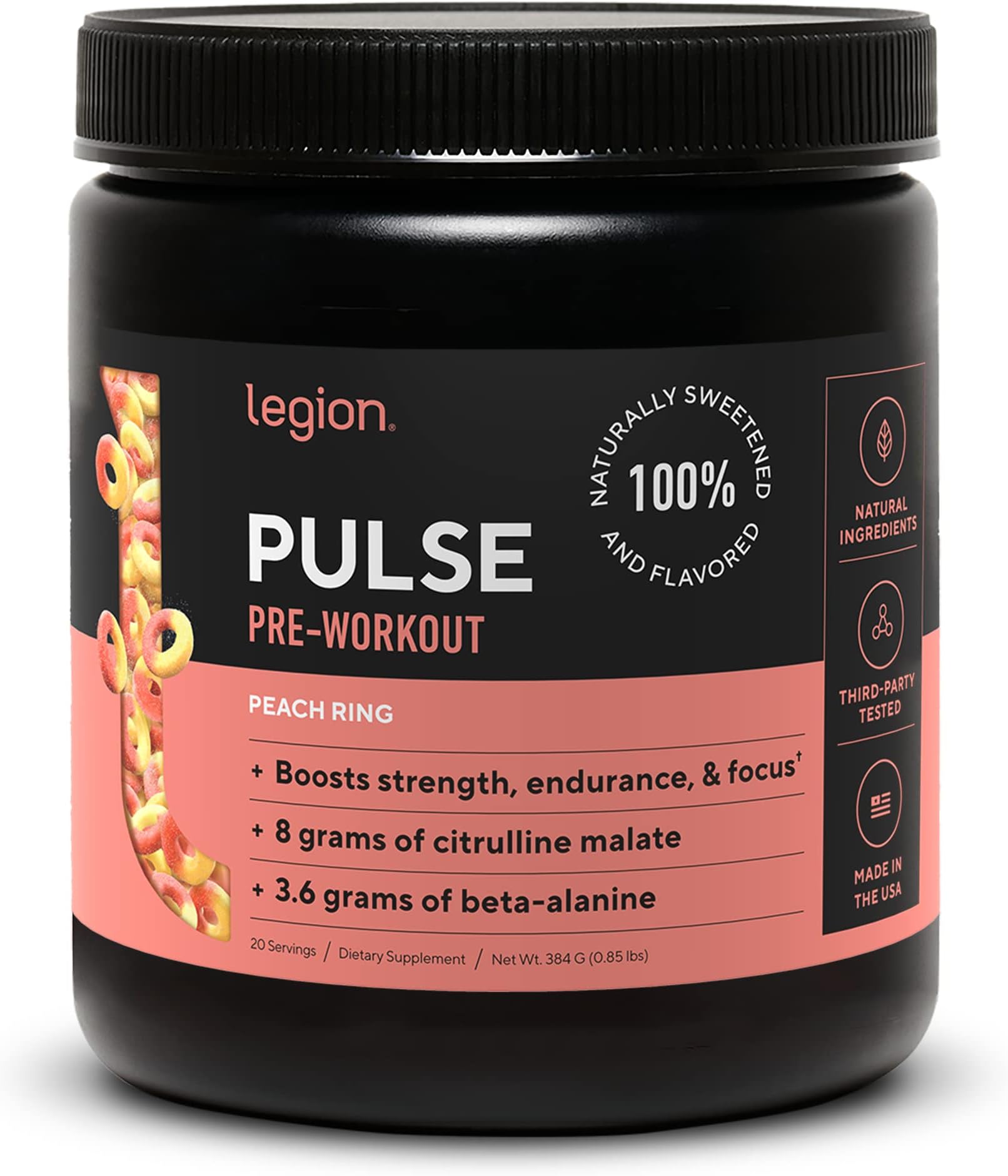Amazon.com: LEGION Pulse Pre Workout Supplement - All Natural Nitric ...