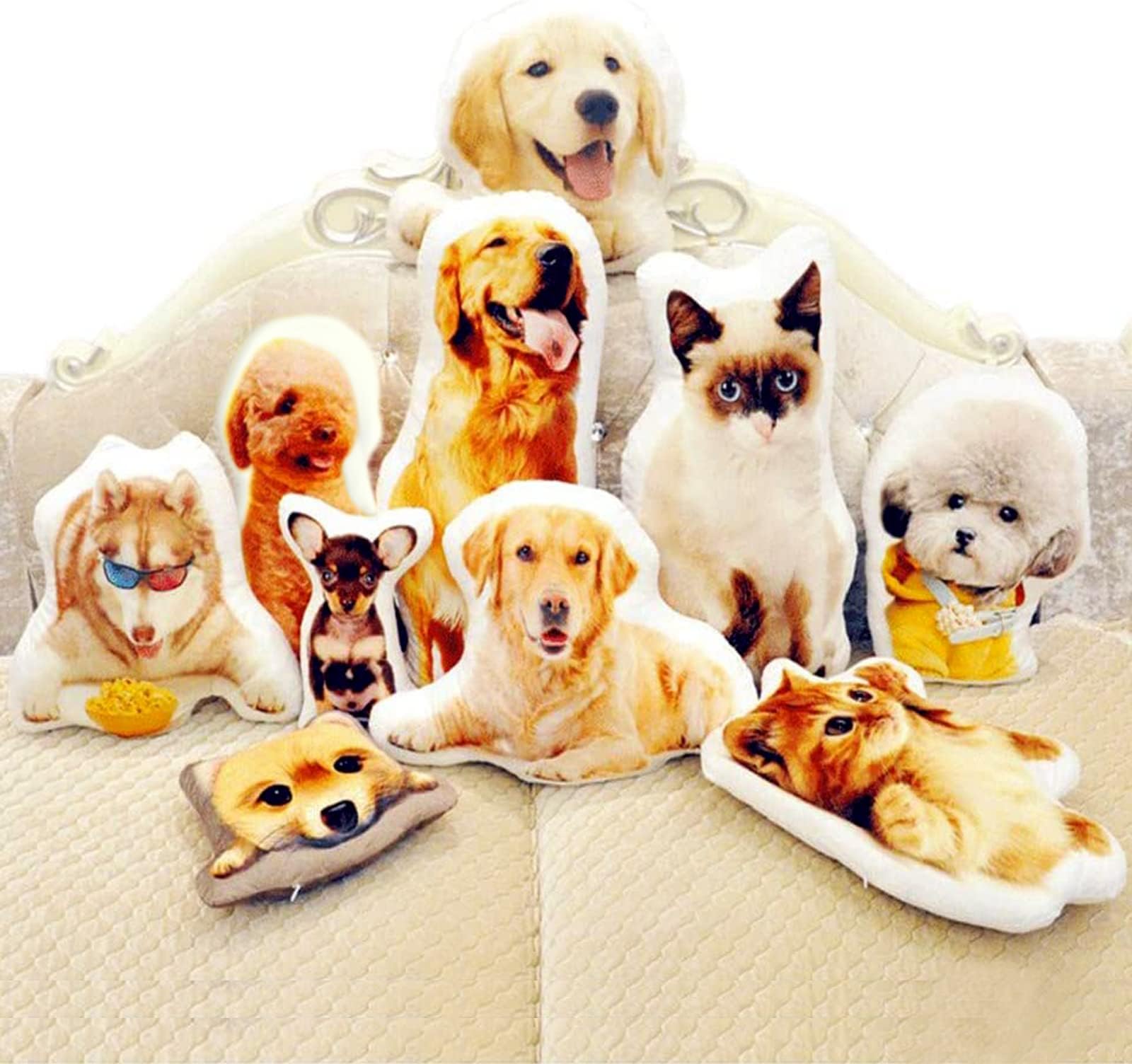 Amazon.com: YMGifts Picture Pillow Custom Pet Pillow Dog Pillows Gift ...