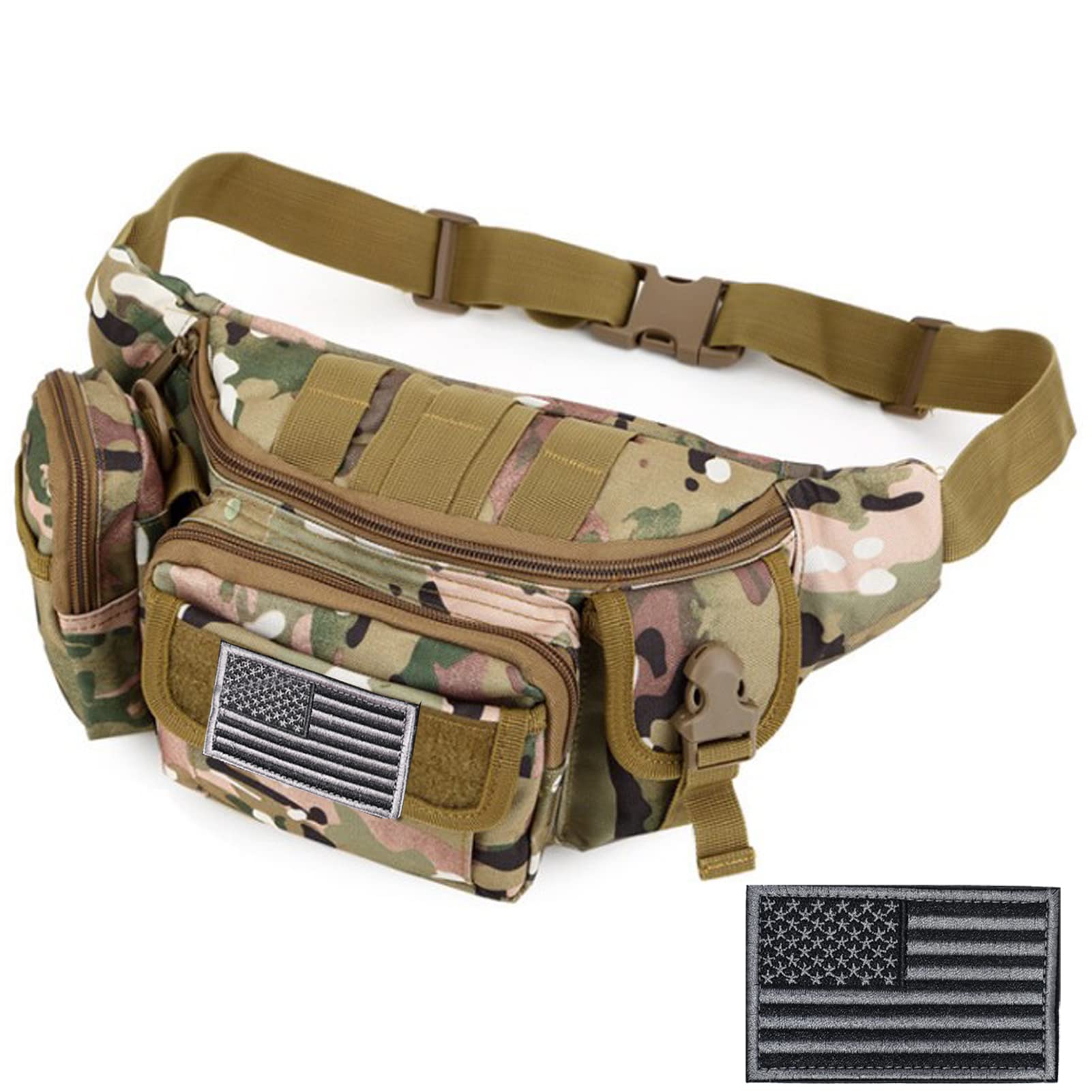 Snapklik.com : Tactical Fanny Packs, Military Waist Bag Utility Hip ...
