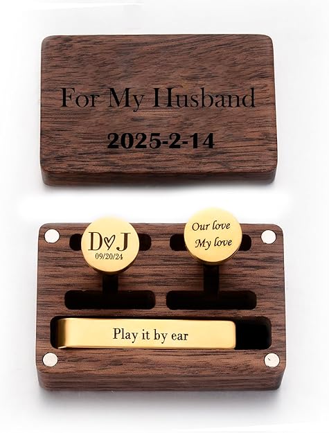 Amazon.com: Custom Cufflinks for Men,Personalize Customized Cufflinks ...