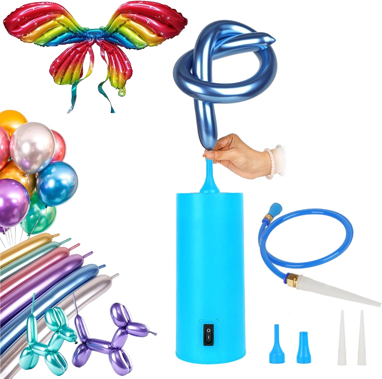 Amazon.com: ALUNME 260 Balloon Pump Electric-Portable Air Pump for ...