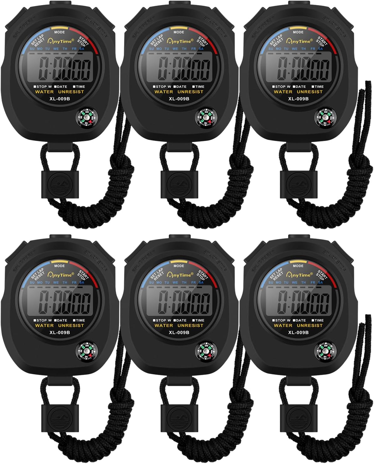 Sports Stopwatch Timer, BROTOU Professional Digital Stopwatch with ...