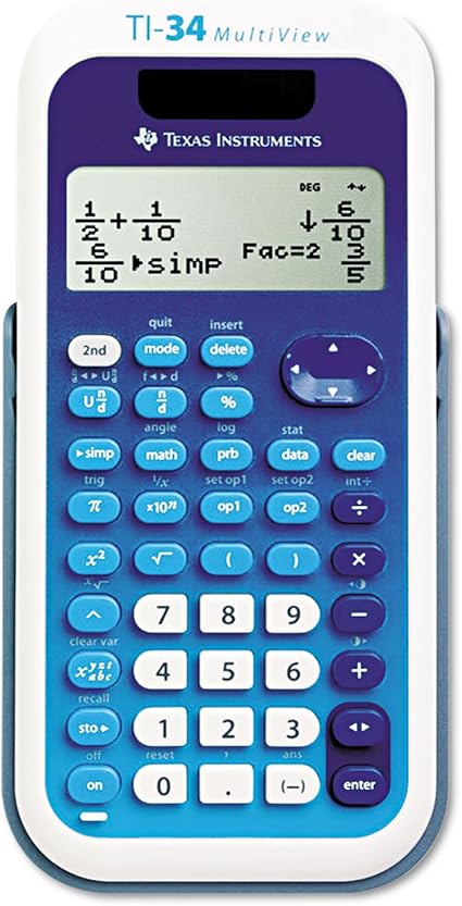 Amazon Texas Instruments TI 34 MultiView Scientific Calculator Amazon Texas Instruments TI 34 MultiView Scientific Calculator