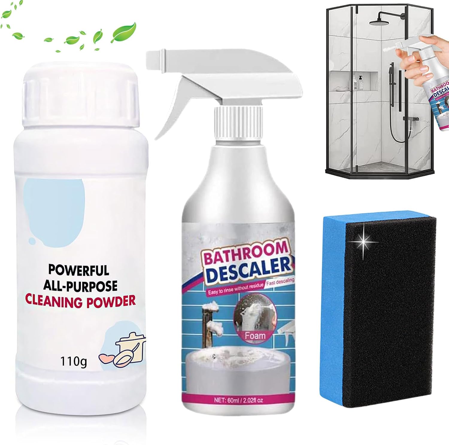 Amazon.com: LPFKYT Bathroom Descaler Cleaner, Stubborn Stains Cleaner ...