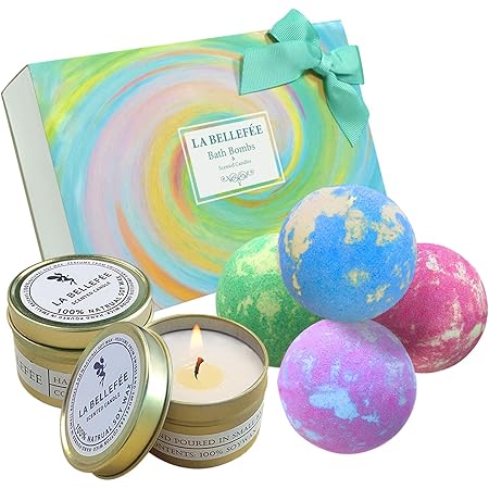 Amazon.com: Aofmee Bath Bombs, 7 Bath Bombs for Women, Handmade ...