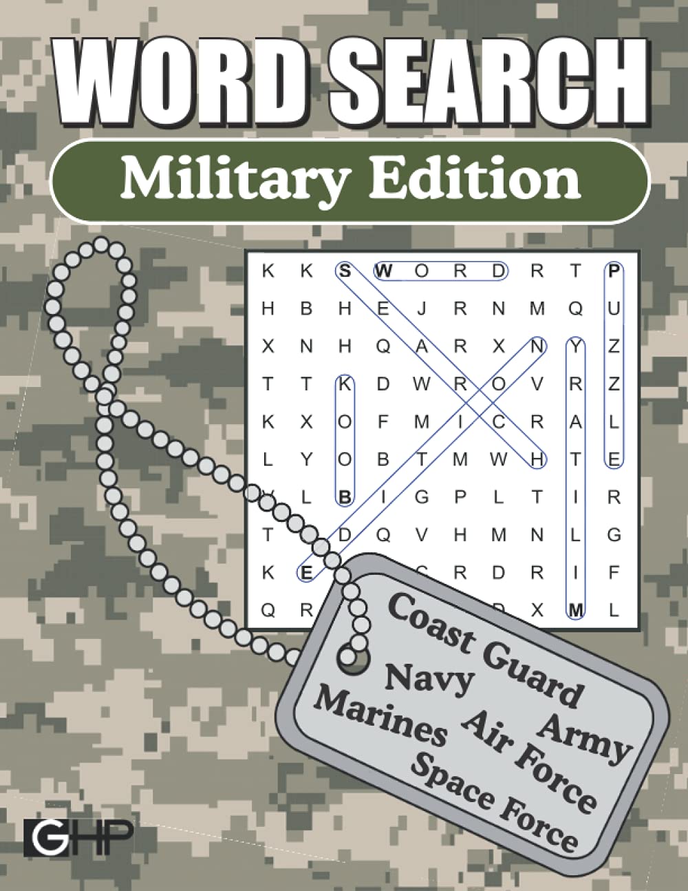 Amazon.com: Word Search – Military Edition: Large Print Word Find ...