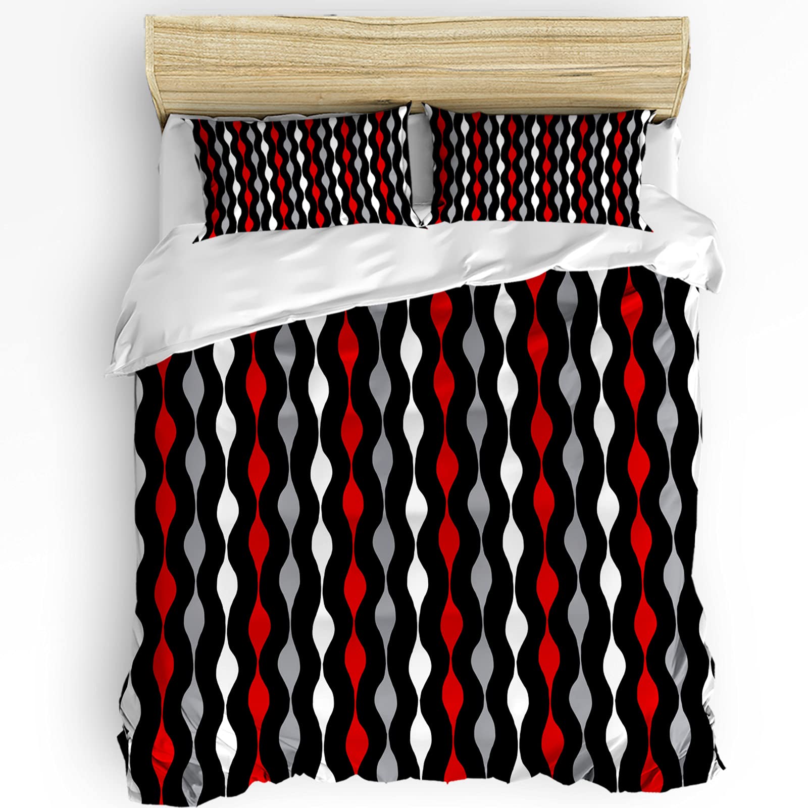 Red Chevron Comforter