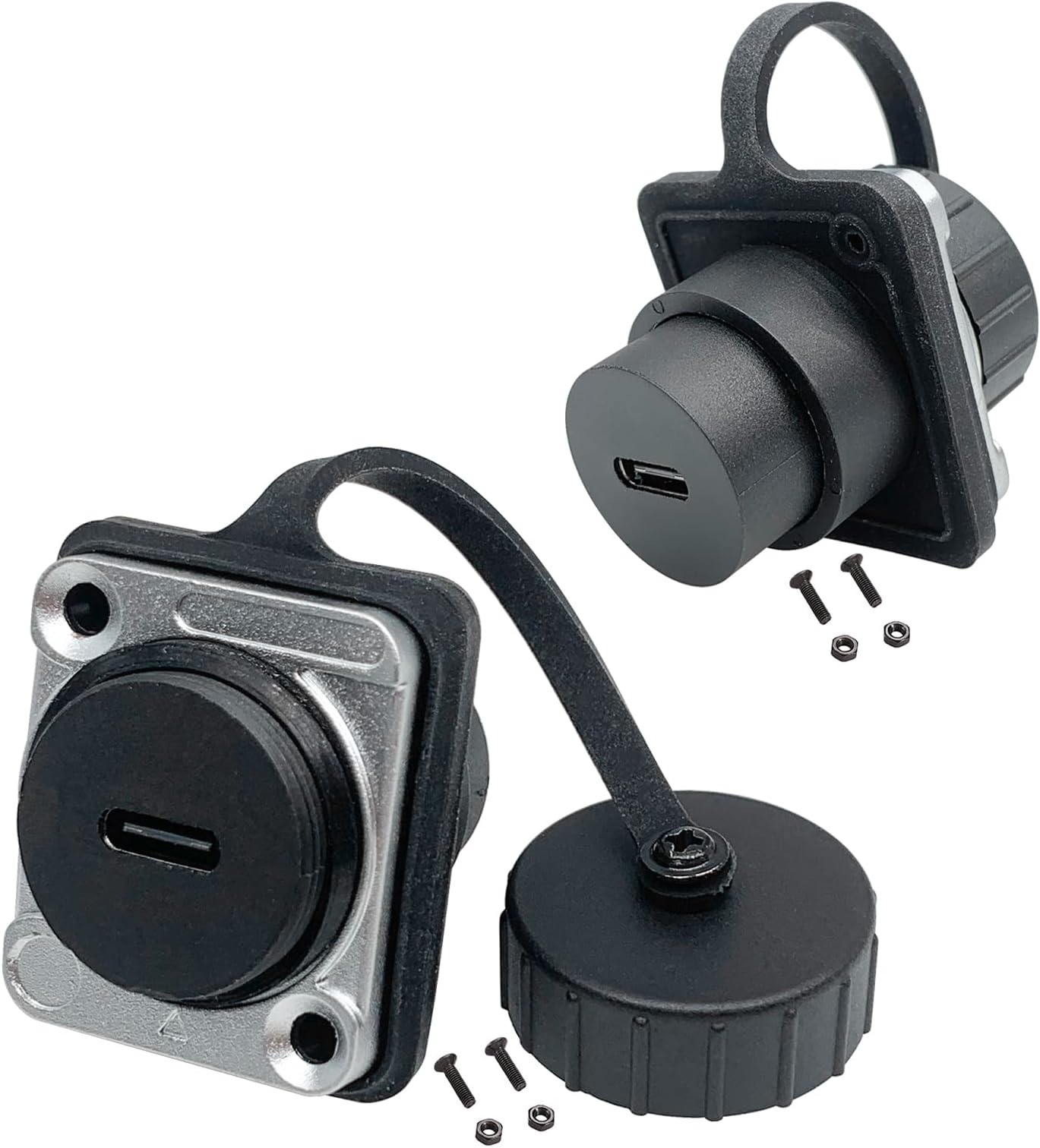 Amazon.com: PENGLIN 2PCS USB 3.1 Type C Panel Mount Coupler, D-Type ...