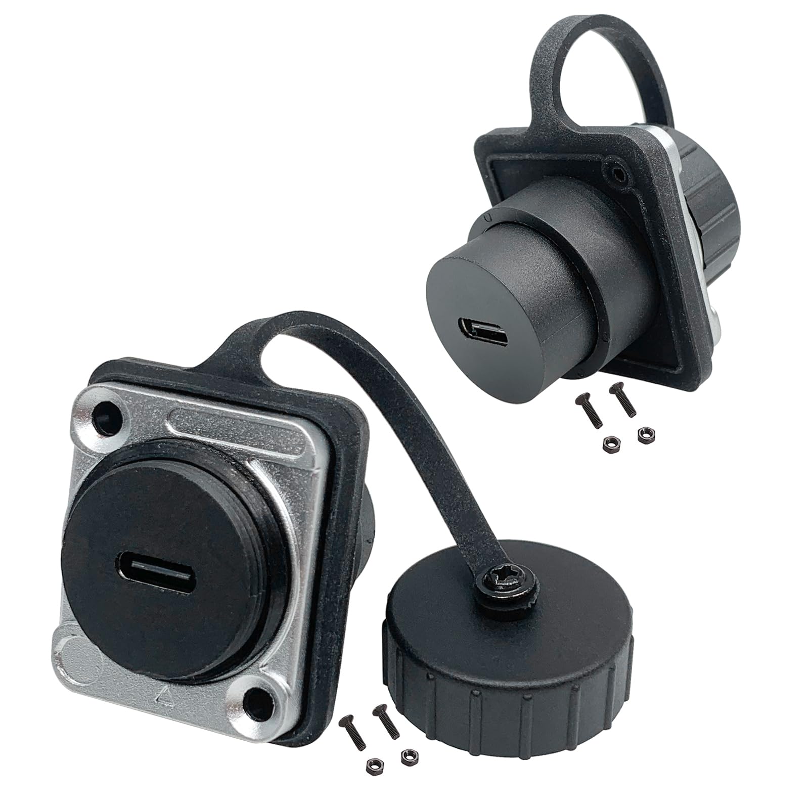 Amazon.com: PENGLIN 2PCS USB 3.1 Type C Panel Mount Coupler, USB C ...