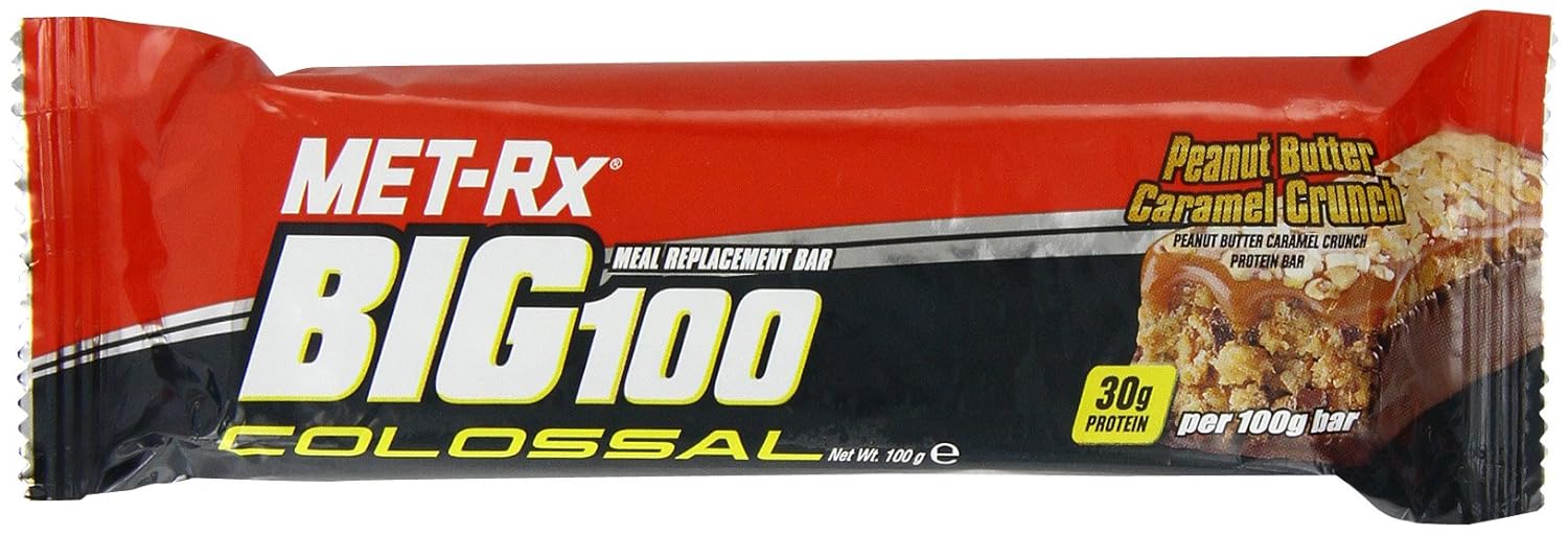 MET-RX Big Colossal Bar Peanut Butter 1 x 100g : Amazon.de ...