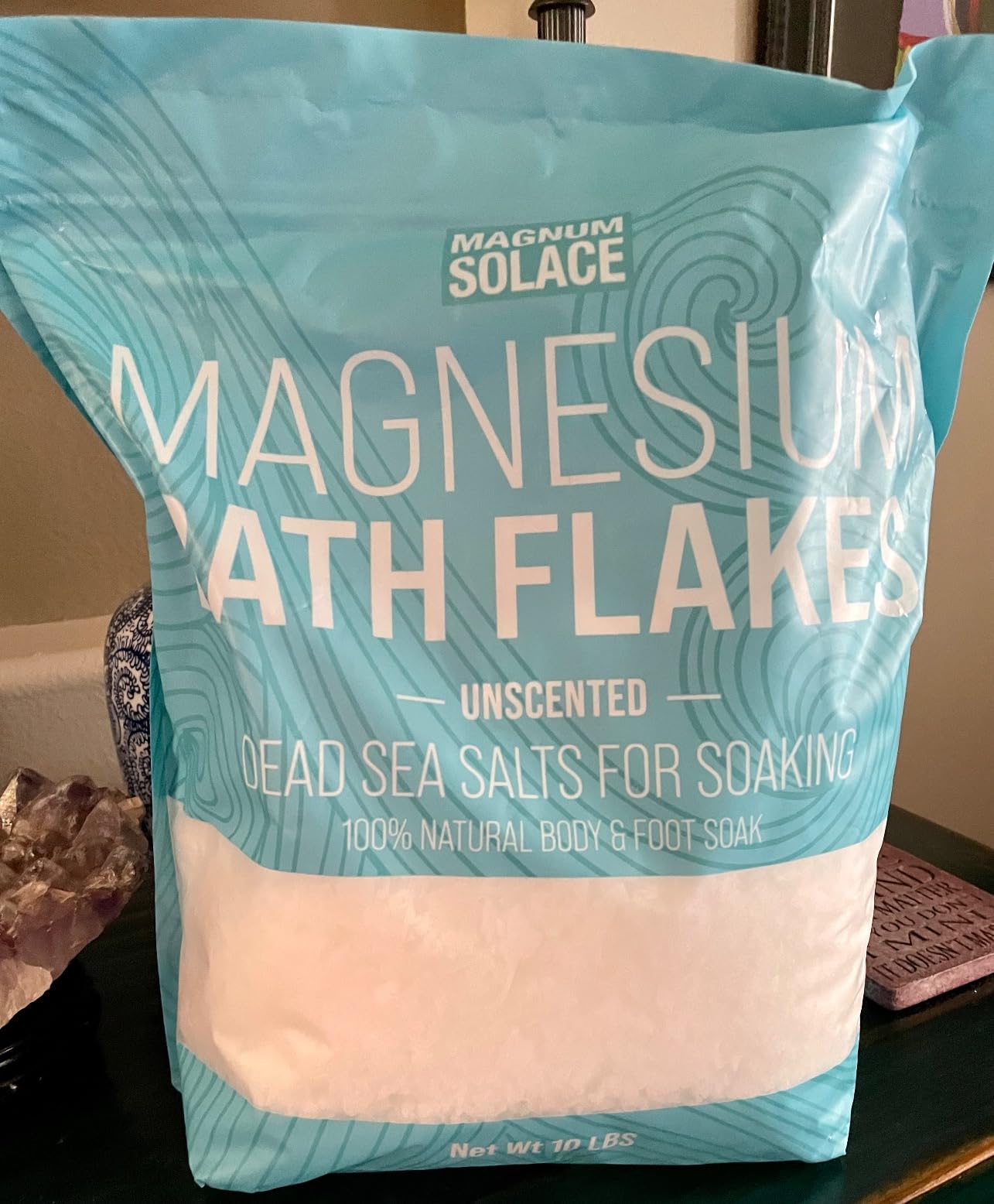 Amazon.com: Magnesium Flakes for Bath - Magnesium Chloride Flakes - Dead Sea Salts for Soaking ...