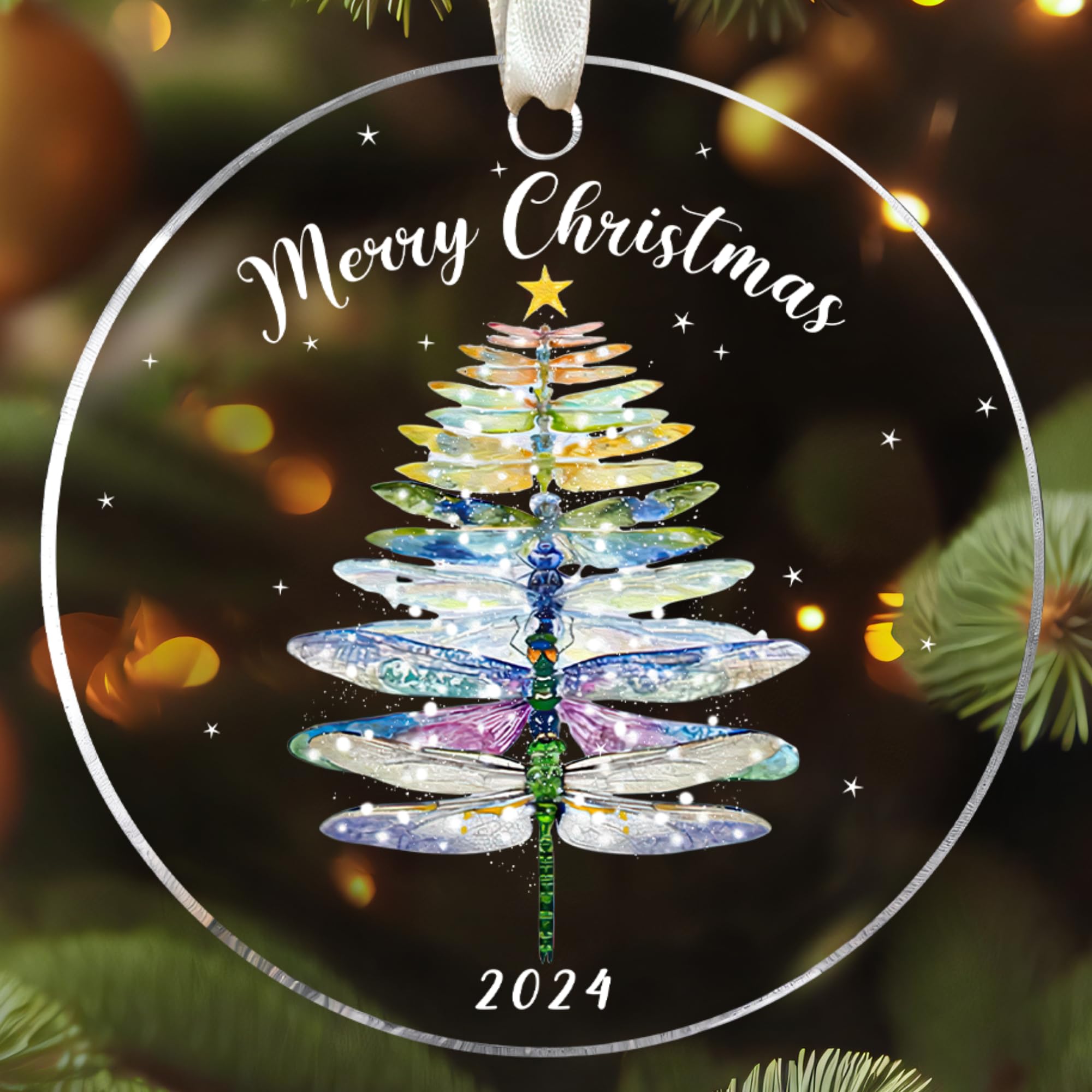 Amazon.com: Dragonfly Ornament - Dragonfly Christmas Ornaments ...