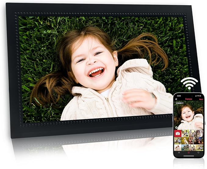 Amazon.com : 15.6” Digital Picture Frame Smart WiFi Digital Photo Frame ...