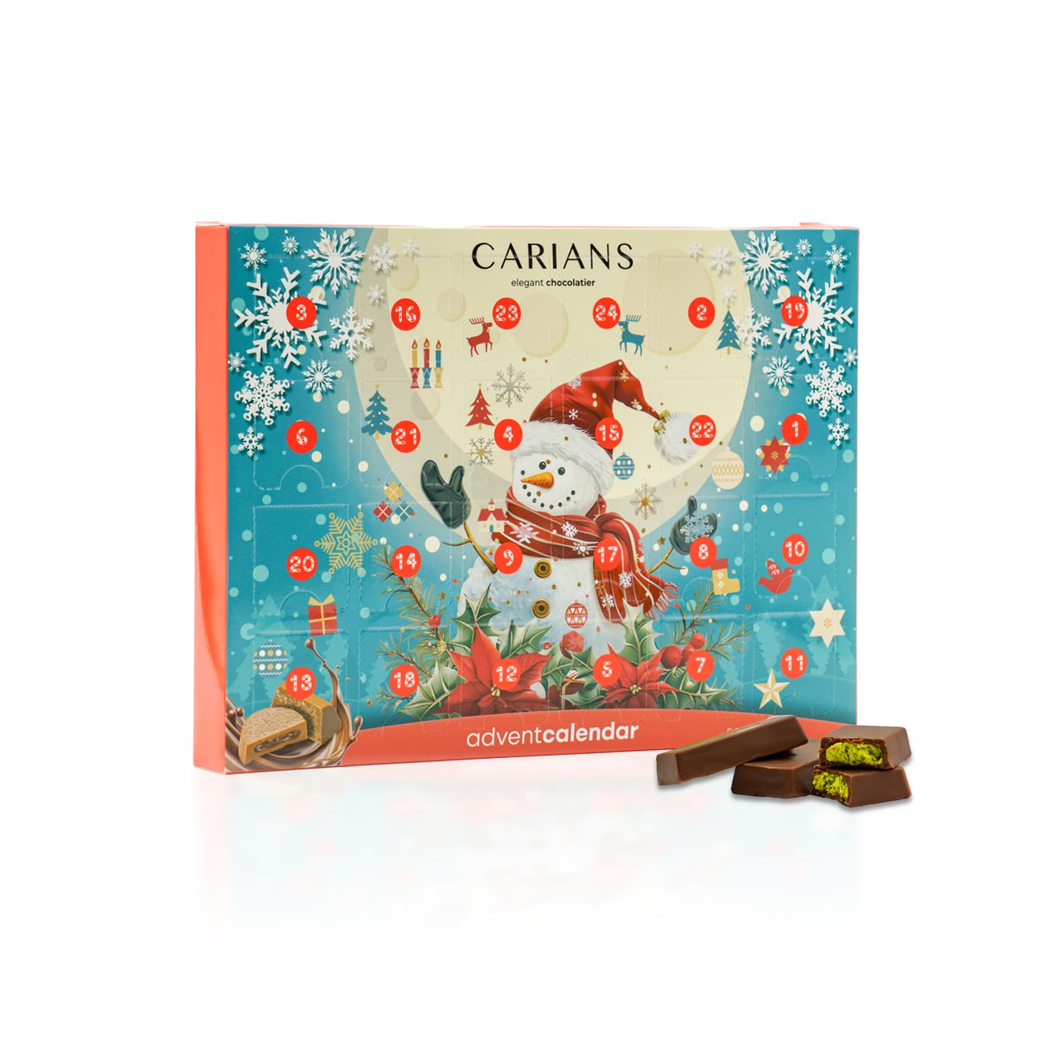 Amazon.com: CARIANS Advent Calendar, Chocolate Gift Box, Box of Candy ...