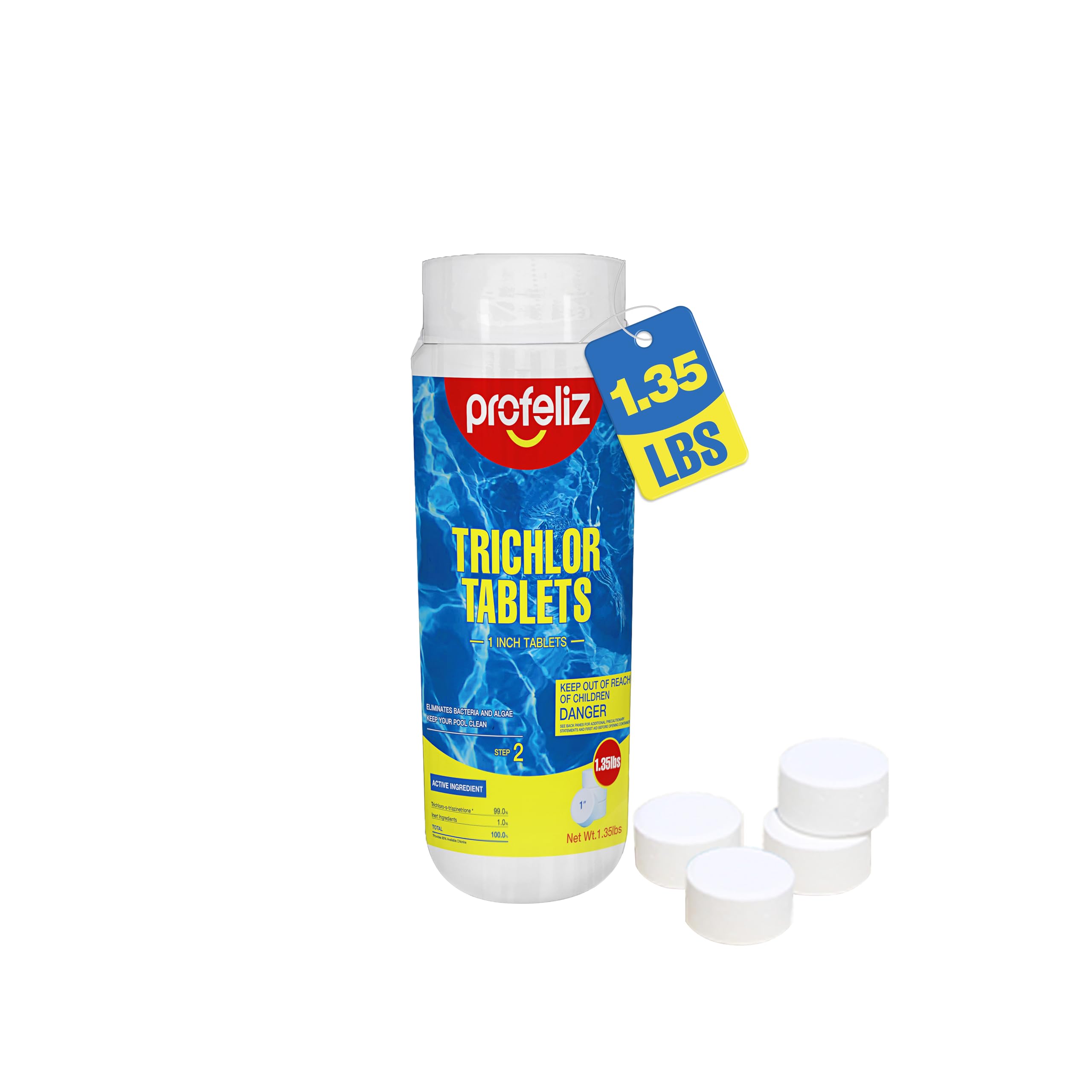 Snapklik.com : PROFELIZ Stabilized Chlorine Tablets 1 Inch For Swimming ...