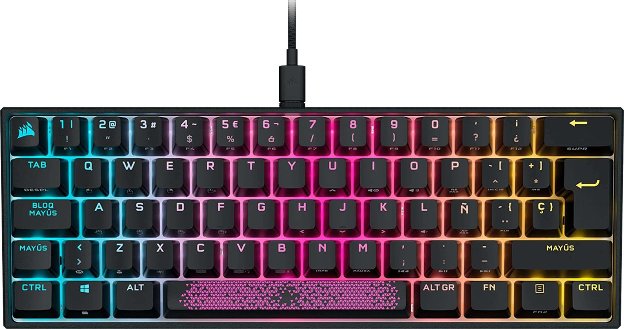 Amazon.com: CORSAIR K65 RGB MINI 60% Mechanical Gaming Keyboard ...