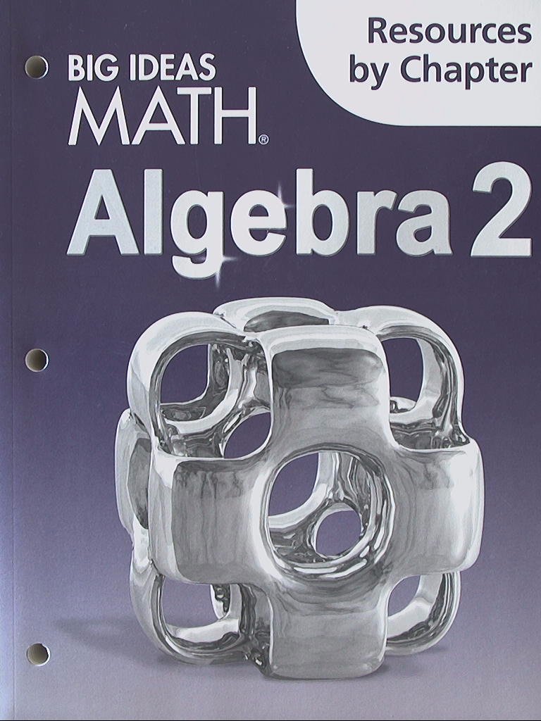 Big Ideas Math Algebra 2: Resources by Chapter: Houghton Mifflin ...