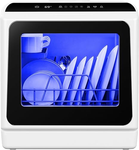 Amazon.com: EUHOMY Mini Portable Dishwasher Countertop Compact ...