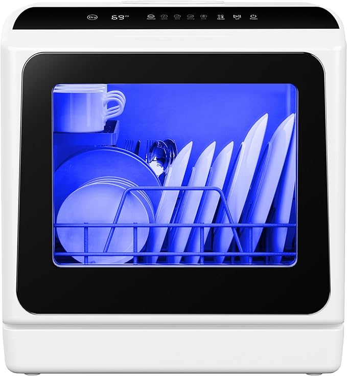 Amazon.com: EUHOMY Mini Portable Dishwasher Countertop Compact ...