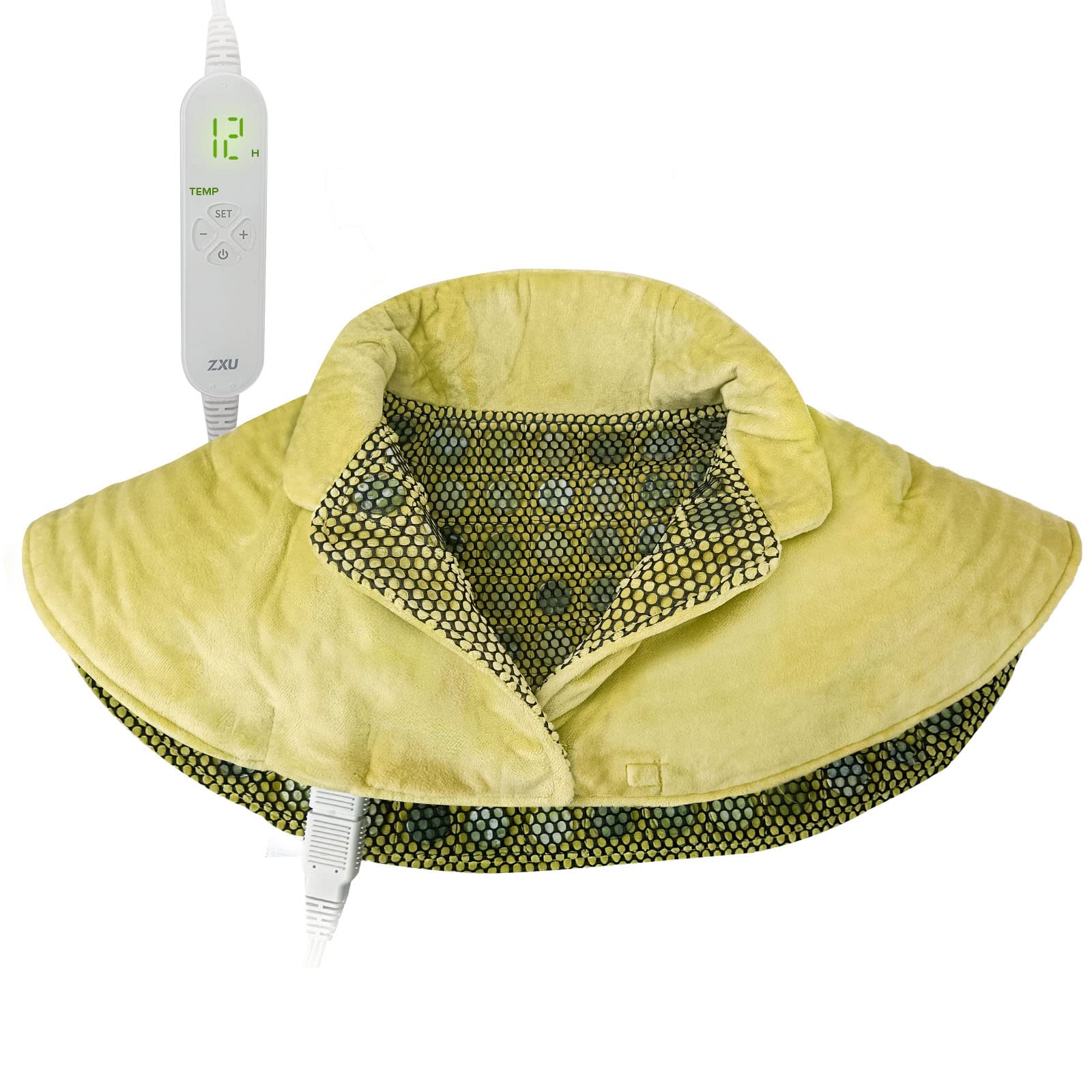 Amazon.com: Jade Stone Heating Pad for Neck and Shoulder, Electric ...