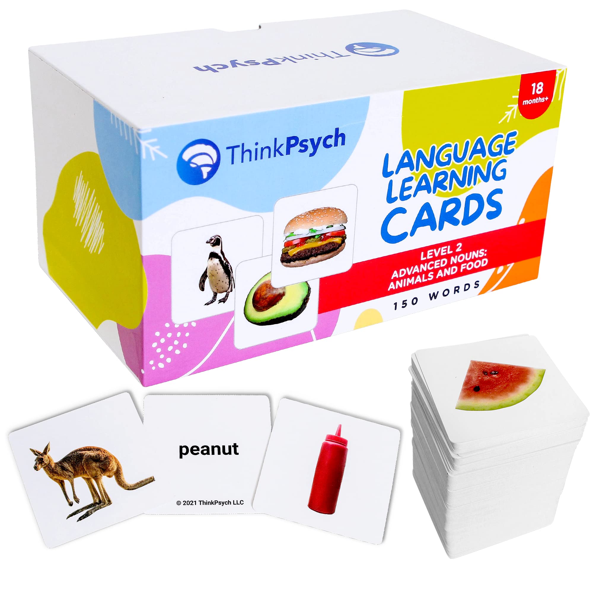 Buy ThinkPsych Photo Picture Cards 150 Flash Cards For Toddlers 1 2 