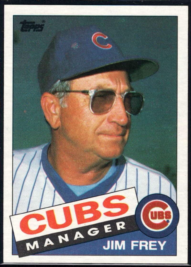 Amazon.com: 1985 Topps Baseball #241 Jim Frey Chicago Cubs MG Official ...