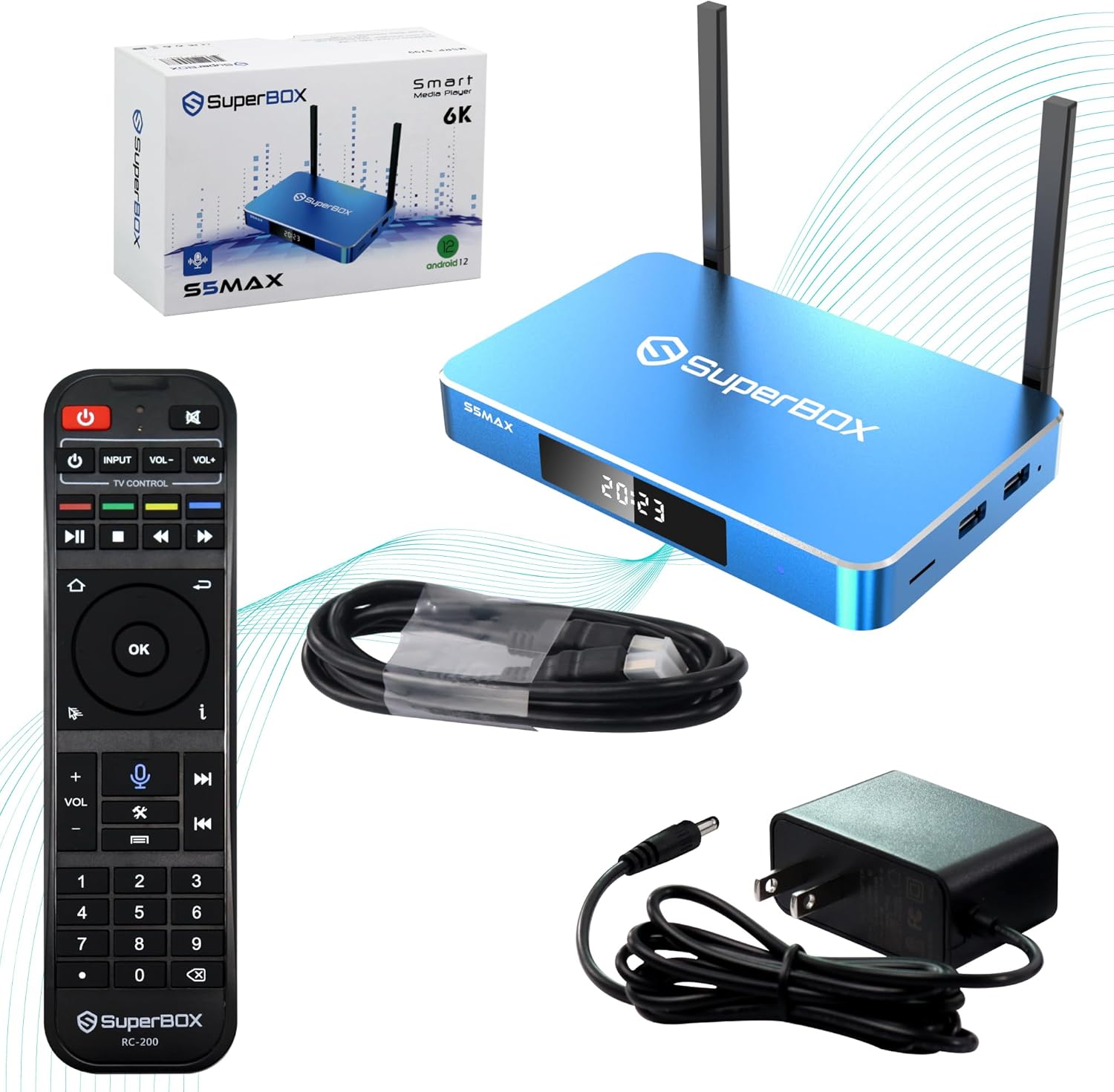 Amazon.com: 2024 Super Stable Smart TV Box S-5 M-ax, Most Powerful TV ...