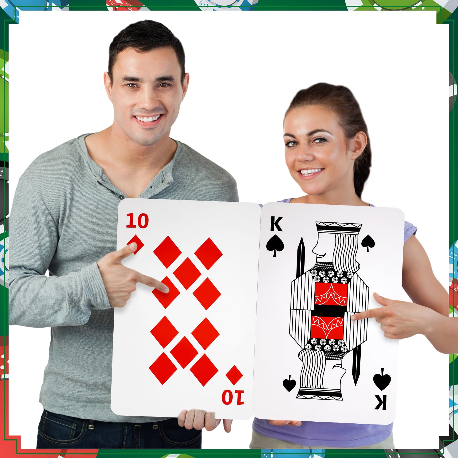 Snapklik.com : Cholemy Jumbo Playing Cards 11 X 17 Inches Giant Deck Of ...