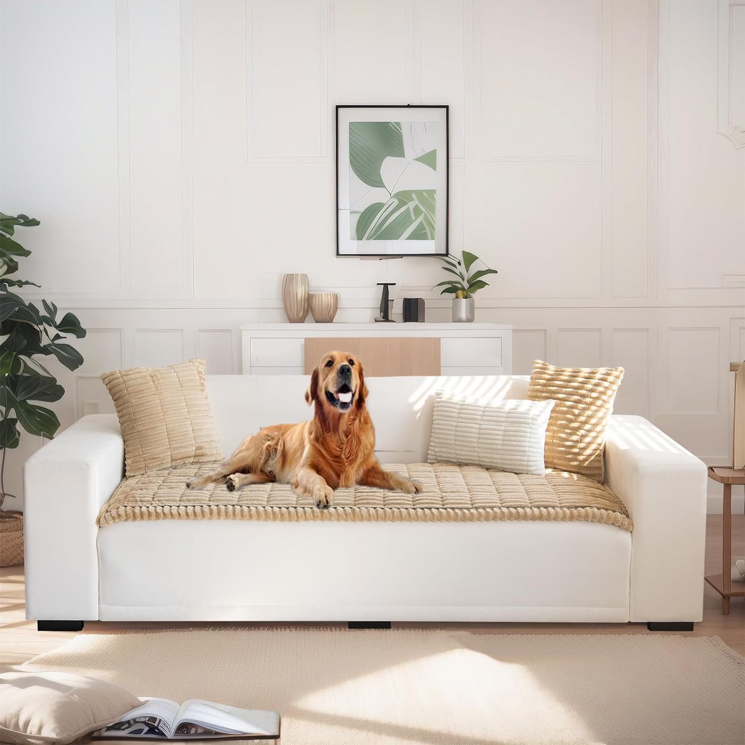 Amazon.com: FUNNY FUZZY FUNNYFUZZY Couch Cover for Sofa, 1 Pc Pet Sofa ...