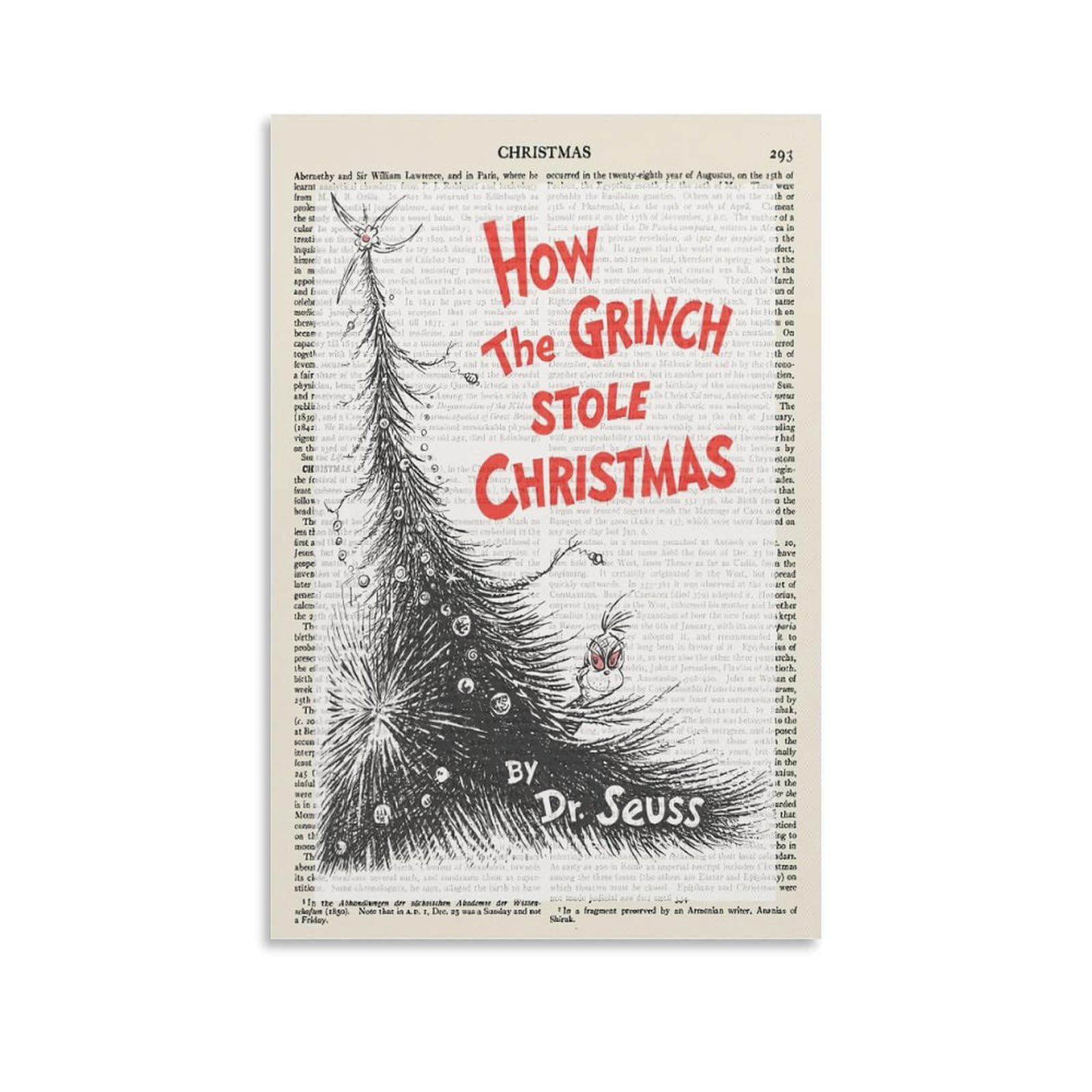 Affordable How The Grinch Stole Christmas Book Posters