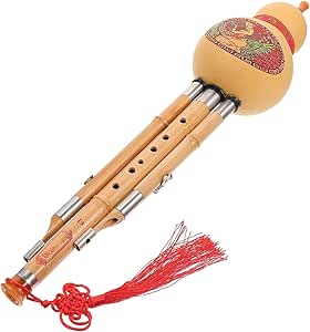 Amazon.com: Beginner hulusi Chinese Hulusi Hulusi Key Flute Ethnic ...