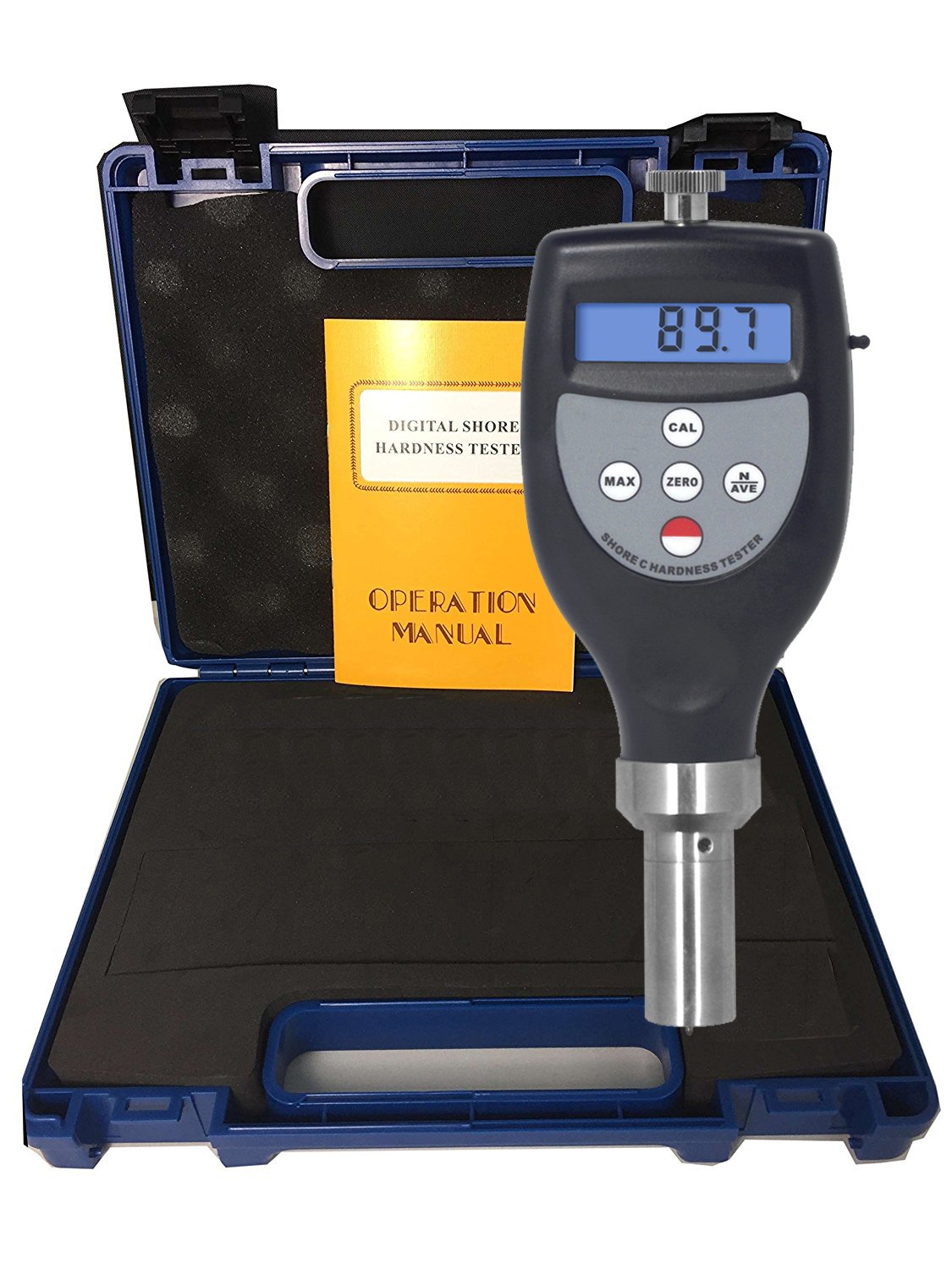 VTSYIQI Digital Shore C Durometer Hardness Tester Meter 10 to 90HC ...
