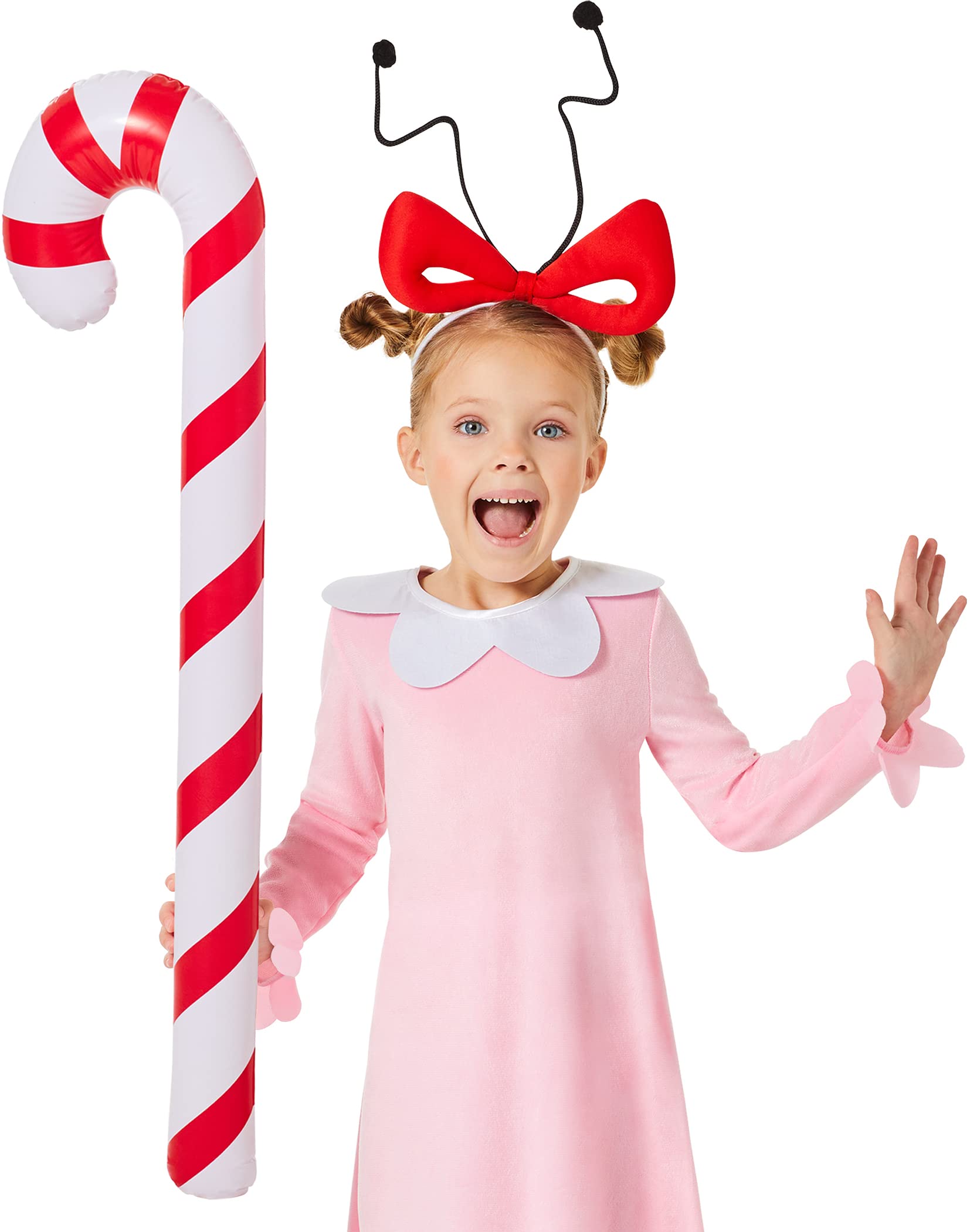 Amazon.com: InSpirit Designs Dr. Seuss Kids Cindy Lou Who Costume Kit ...