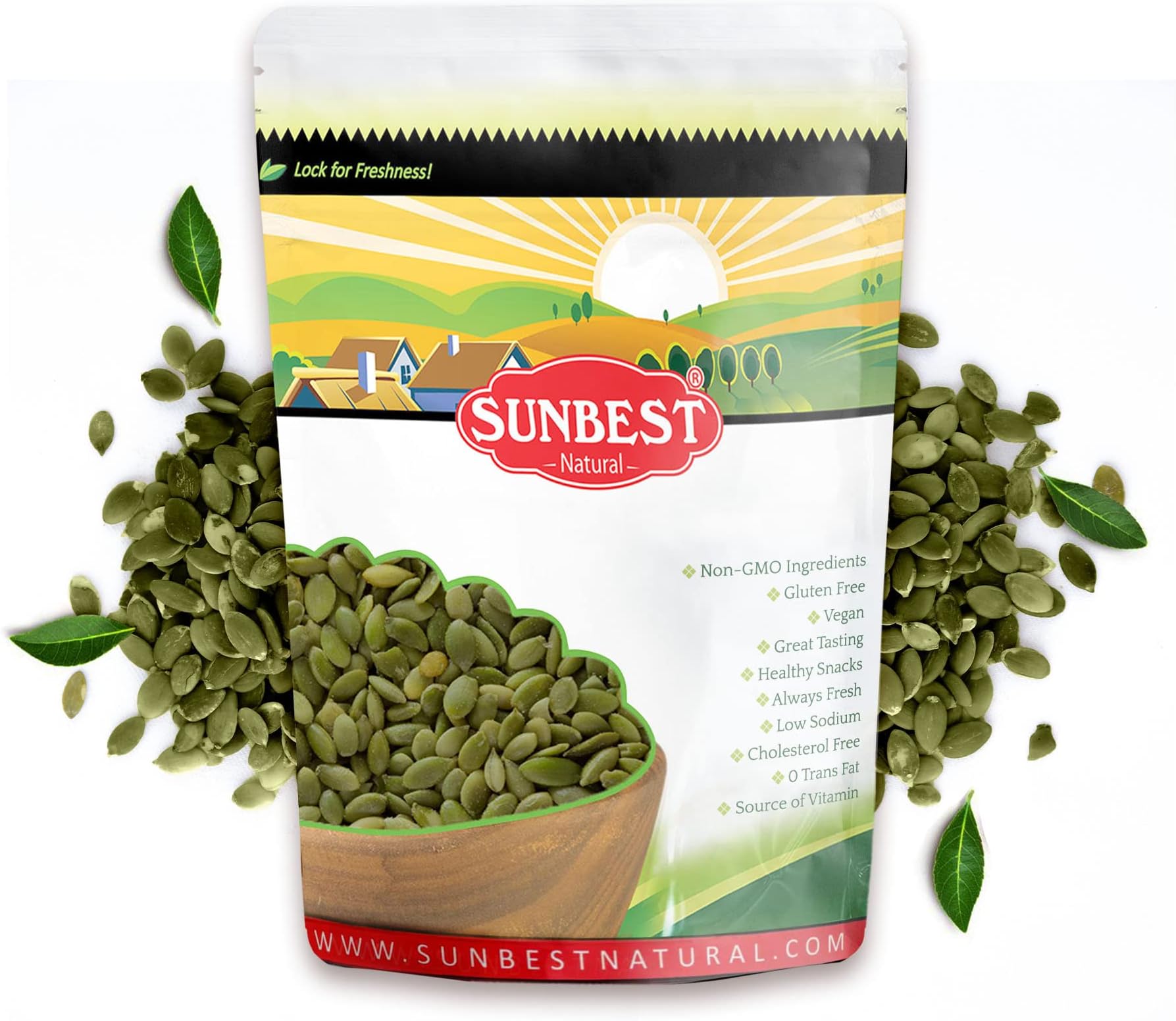 Amazon.com : Sunbest Natural - Pumpkin Seeds, Pumpkin Seeds Roasted ...